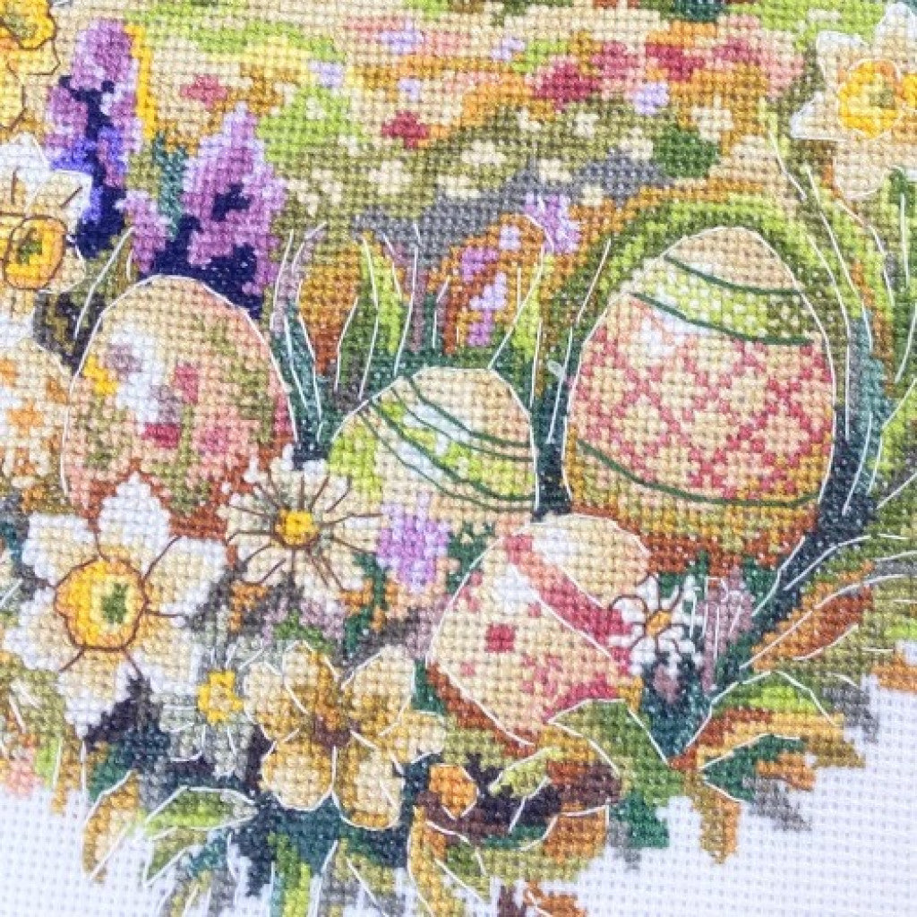 Counted Cross stitch kit Easter DIY Abris Art – DIY-craftkits